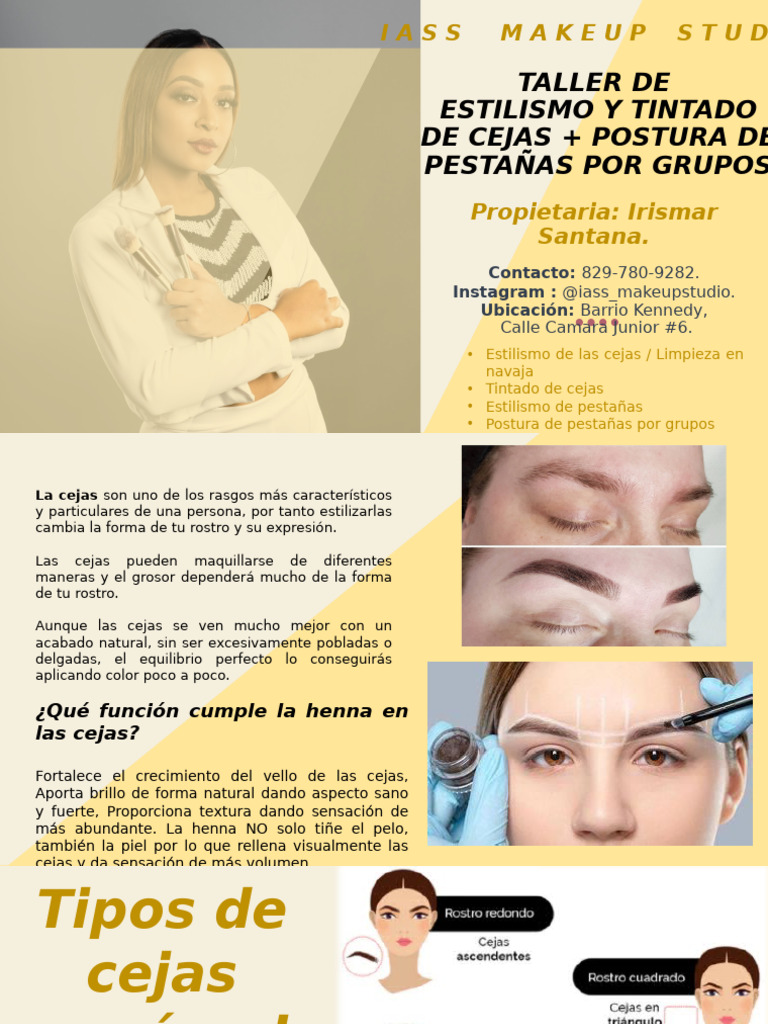 Taller de Cejas y Pestañas | PDF | Ceja