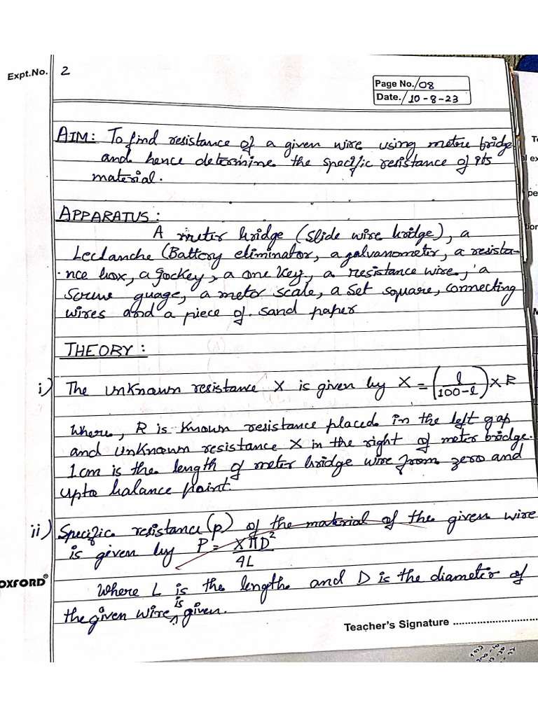 Experiment No 2 Physics | PDF