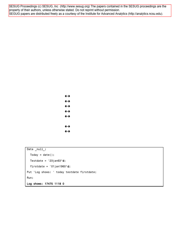 How To Read, Write, and Manipulate SAS® Dates | PDF | Sas (Software ...