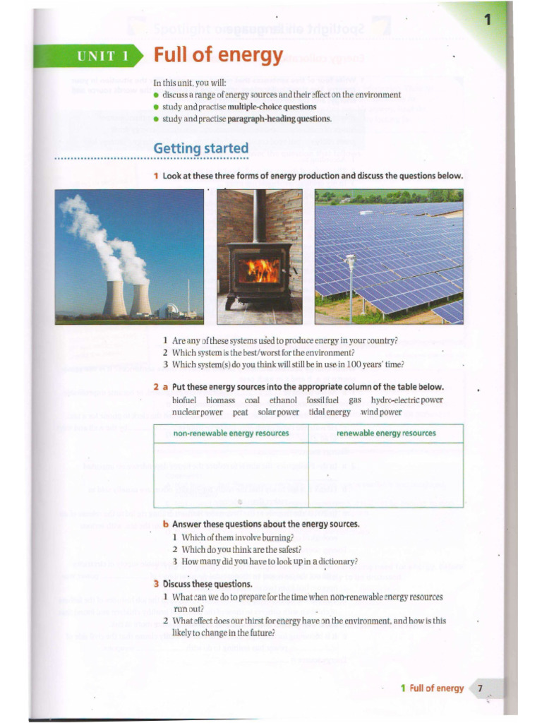 Energy Reading Extra | PDF