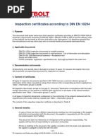 Types of Inspection Documents EN 10204 | PDF | Specification (Technical ...