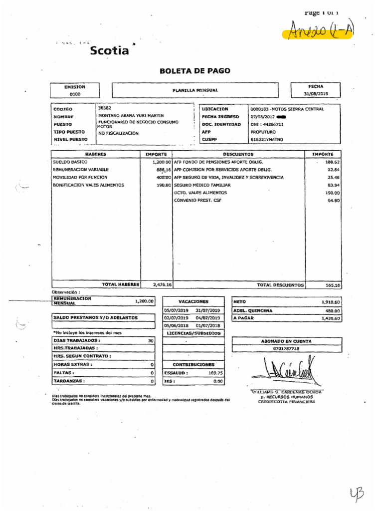 Boletas de Pago | PDF