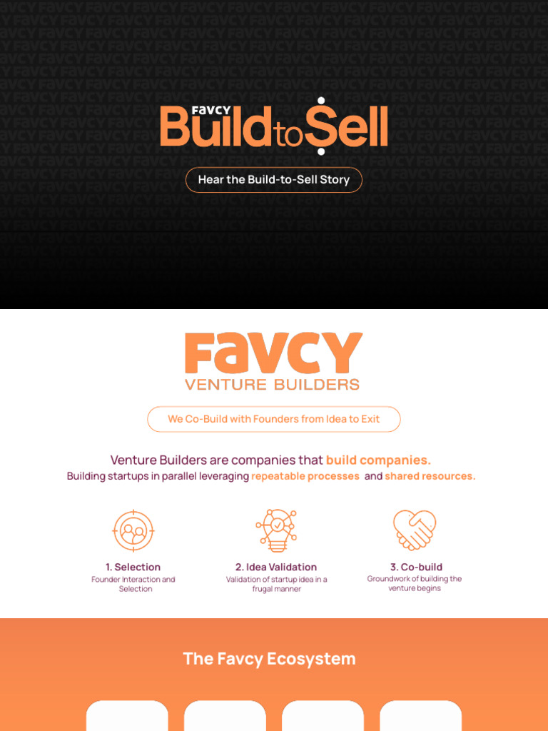 Build-To-Sell C2 Opportunity Deck | PDF | Venture Capital | Corporate ...
