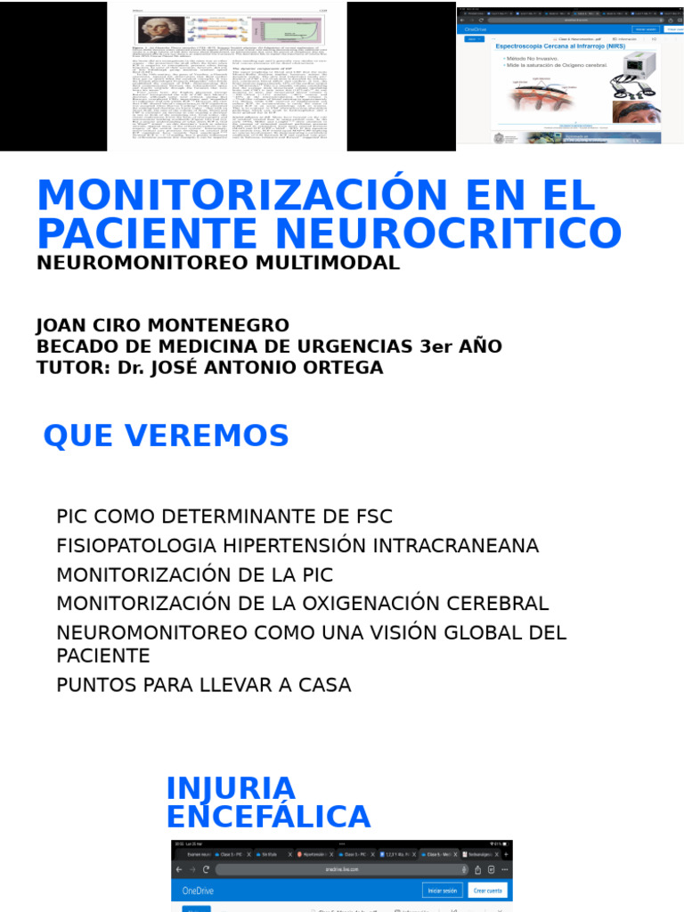 Neuromonitoreo Multimodal | PDF | Medicina CLINICA | Medicina