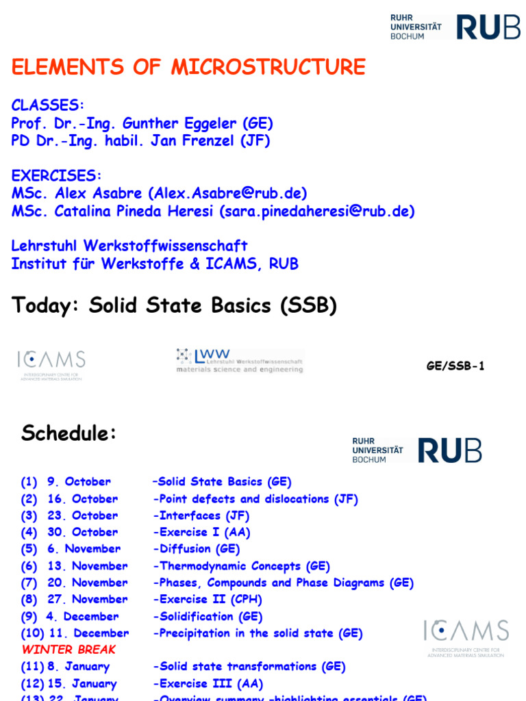A.1 - GE - Solid State Basics 01 | PDF | Waves | Crystal Structure