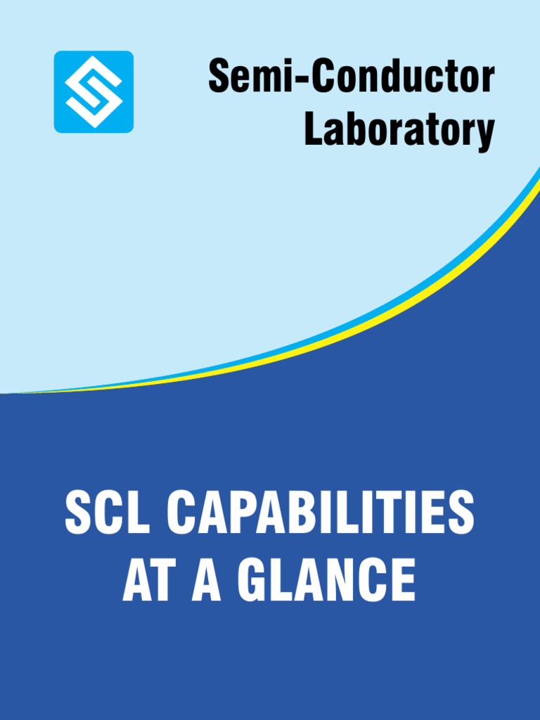 SCL Glance Book-2024 | PDF | Mixed Signal Integrated Circuit | Cmos