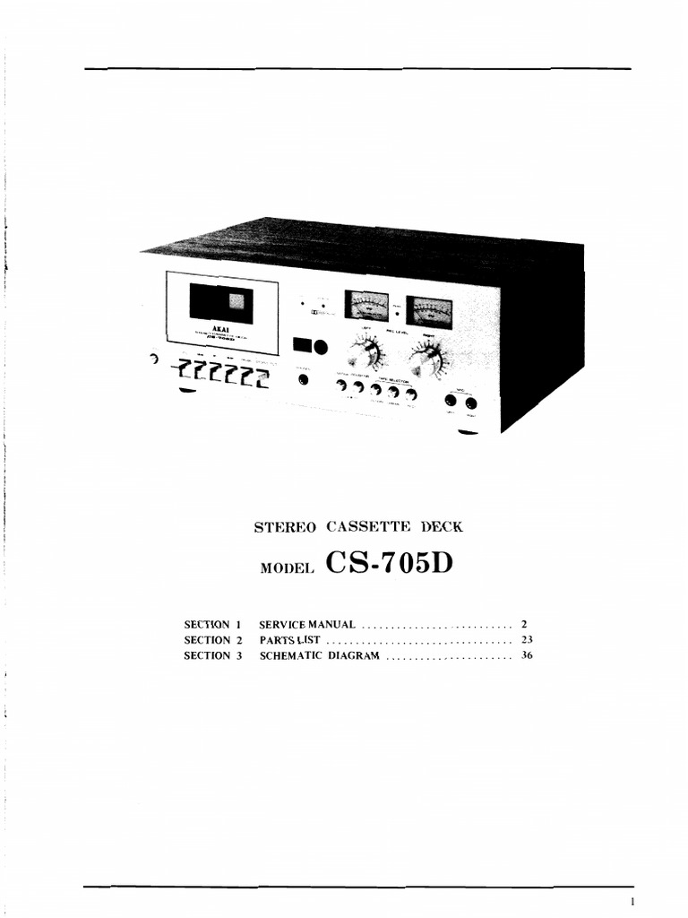 Akai+CS-705D | PDF