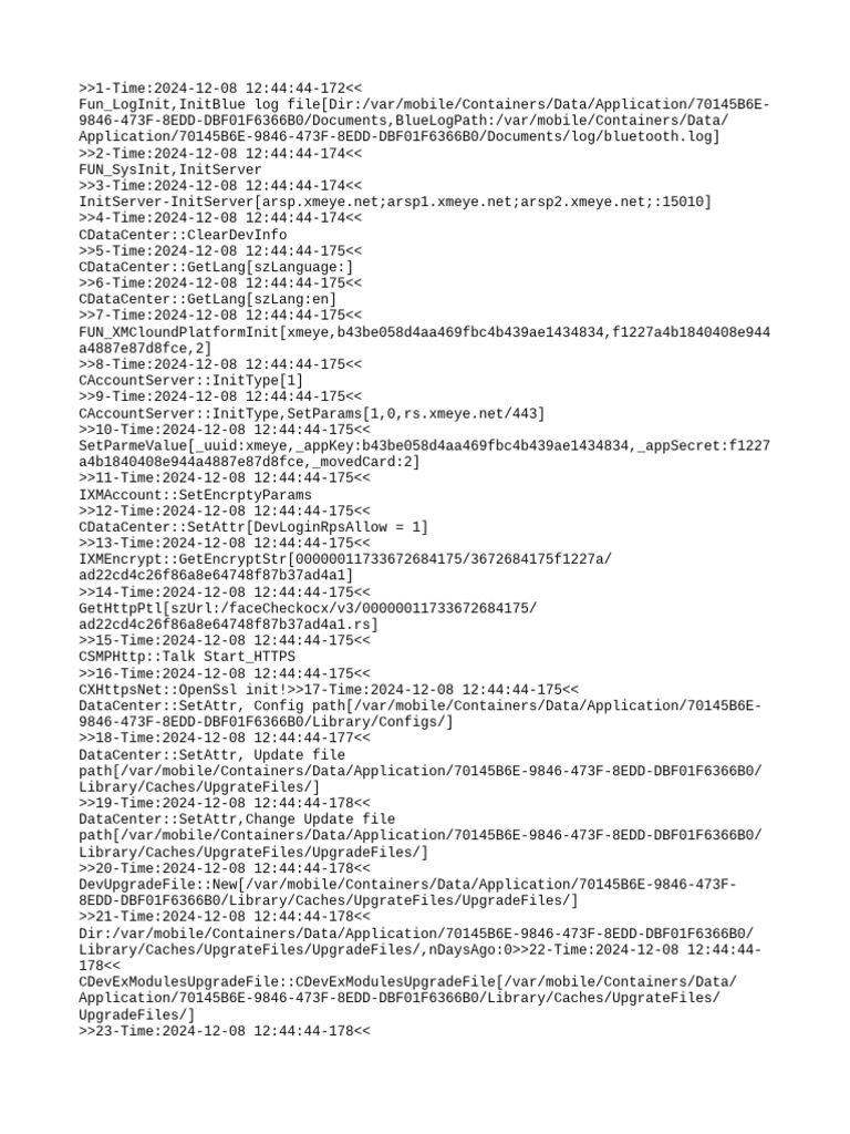 Bluetooth Log Initialization Details | PDF | Internet Architecture | Internet Protocols