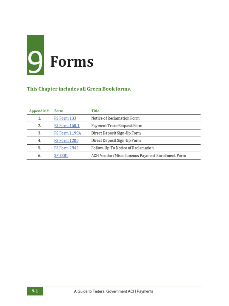 Greenbook Chapter9 | PDF