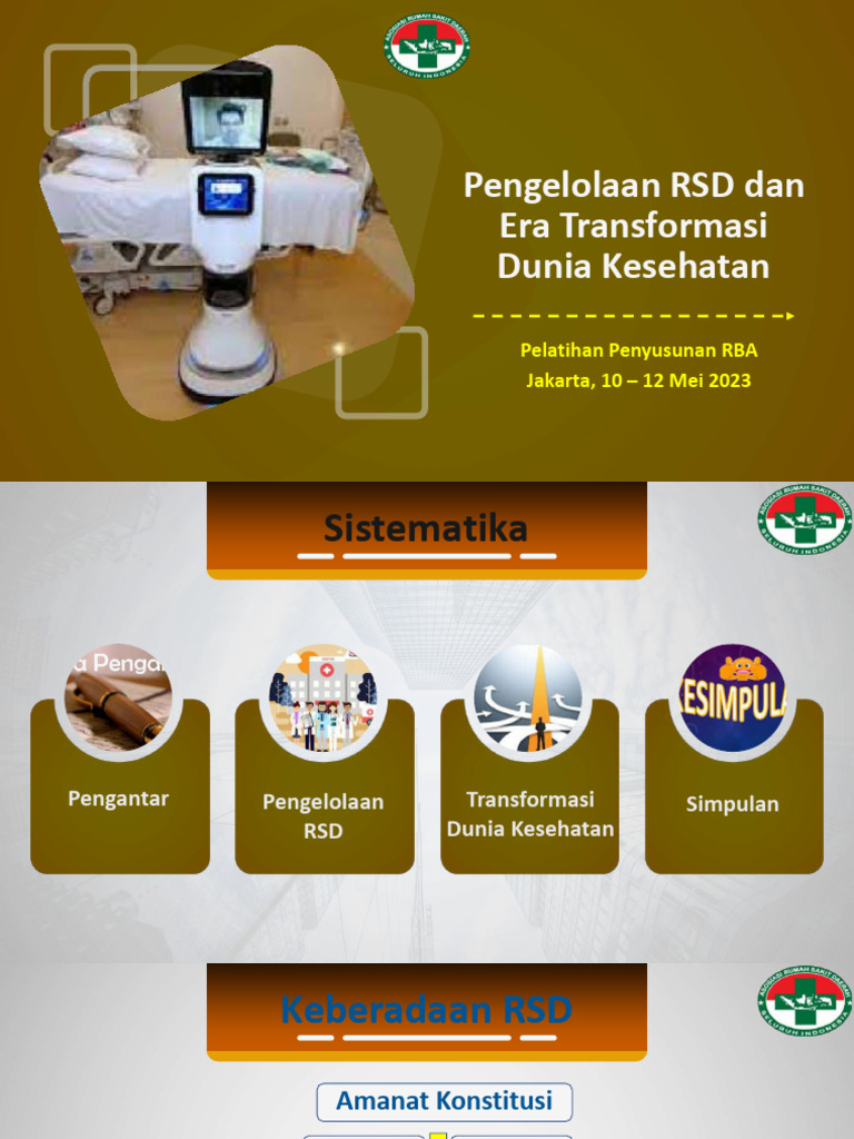 Pengelolaan RSD - Dan Transformasi - Mei 23 - Compressed | PDF