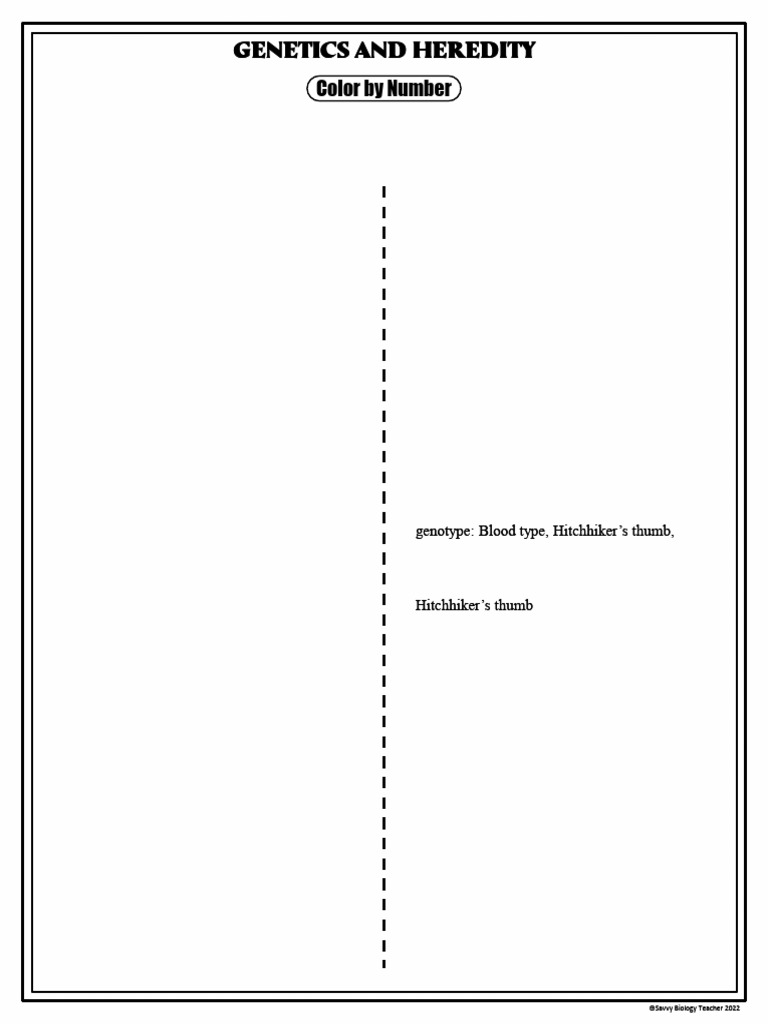 Christmas Questionary To Color | PDF | Dominance (Genetics) | Genetics