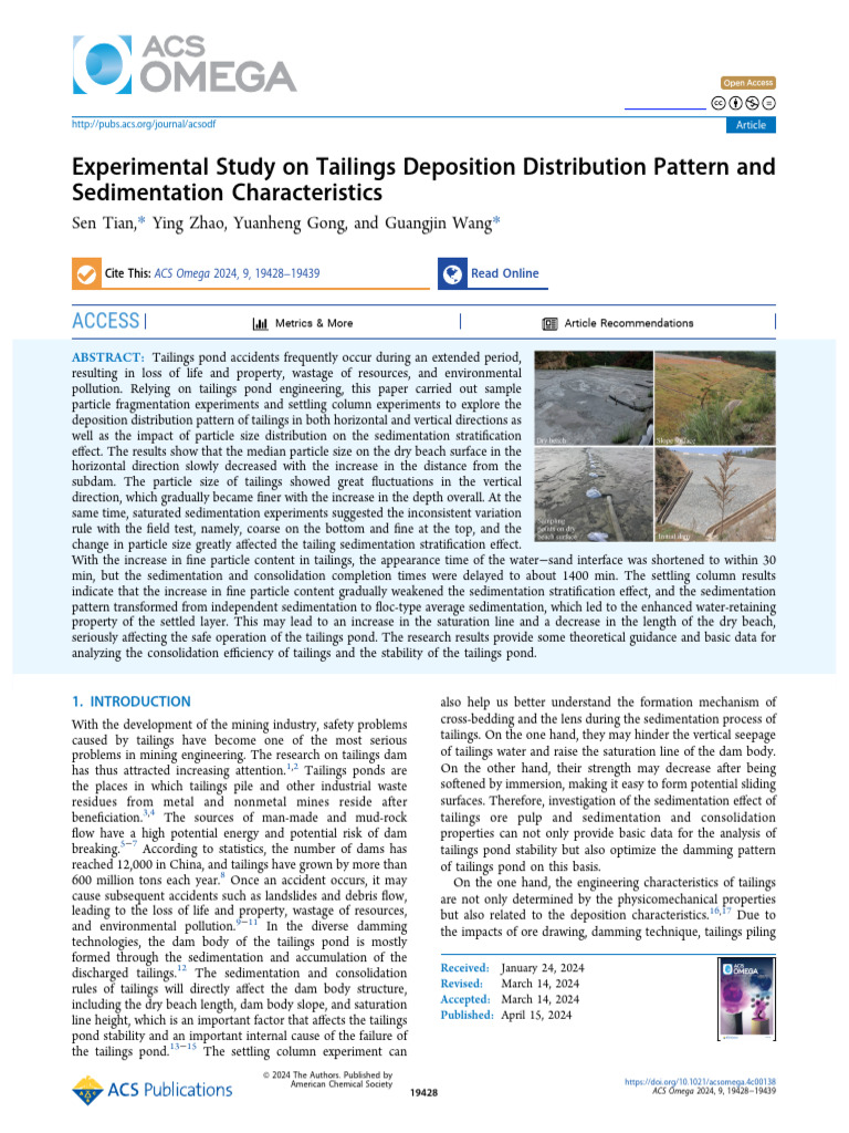 tian-et-al-2024-experimental-study-on-tailings-deposition-distribution ...
