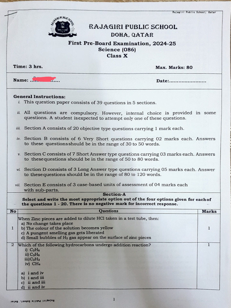 RPSscience PB1 | PDF