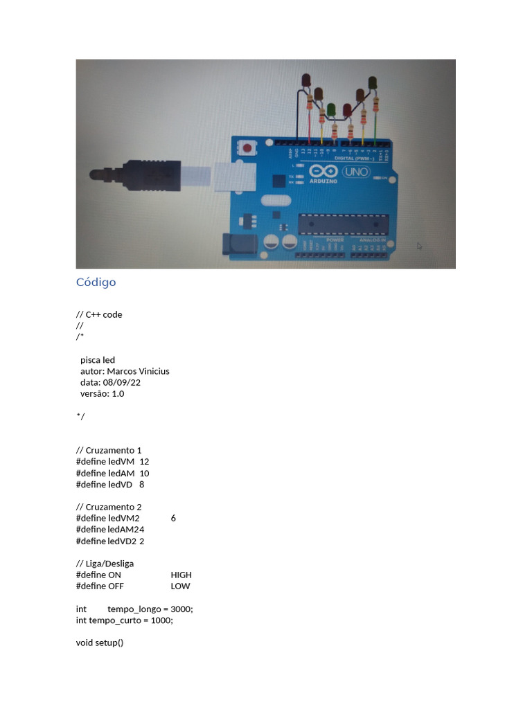 Projeto Arduino | PDF