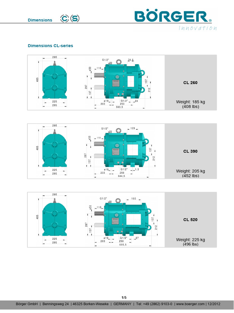 Dimensions CL-series 1212 | PDF | Engineering Tolerance