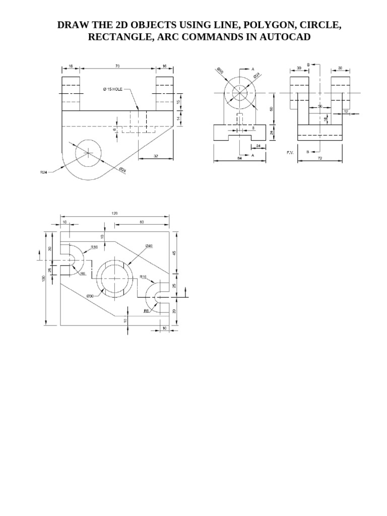 EX NO 03 Drawing 2D Object Using Line, Polygon, Circle, Rectangle, Arc ...