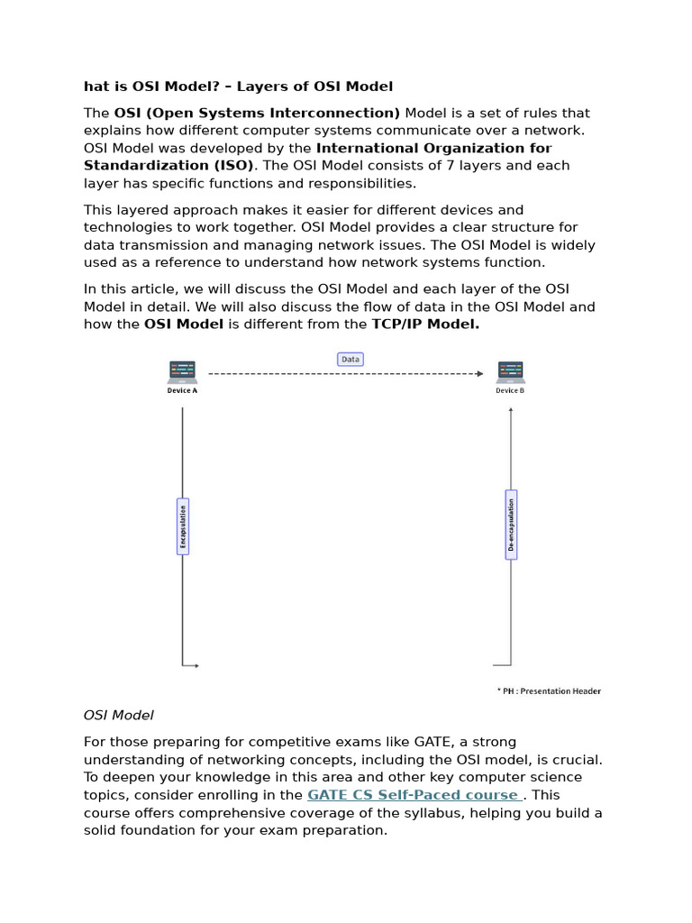 Networking Basics Pdf Osi Model Computer Network