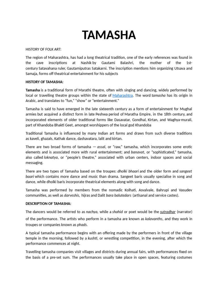 Tamasha | PDF
