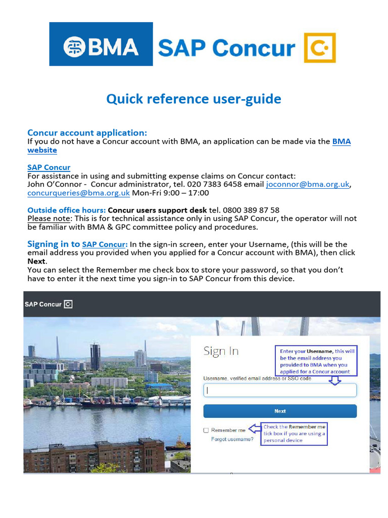 SAP Concur Expense Guide | PDF | I Phone | Optical Character Recognition