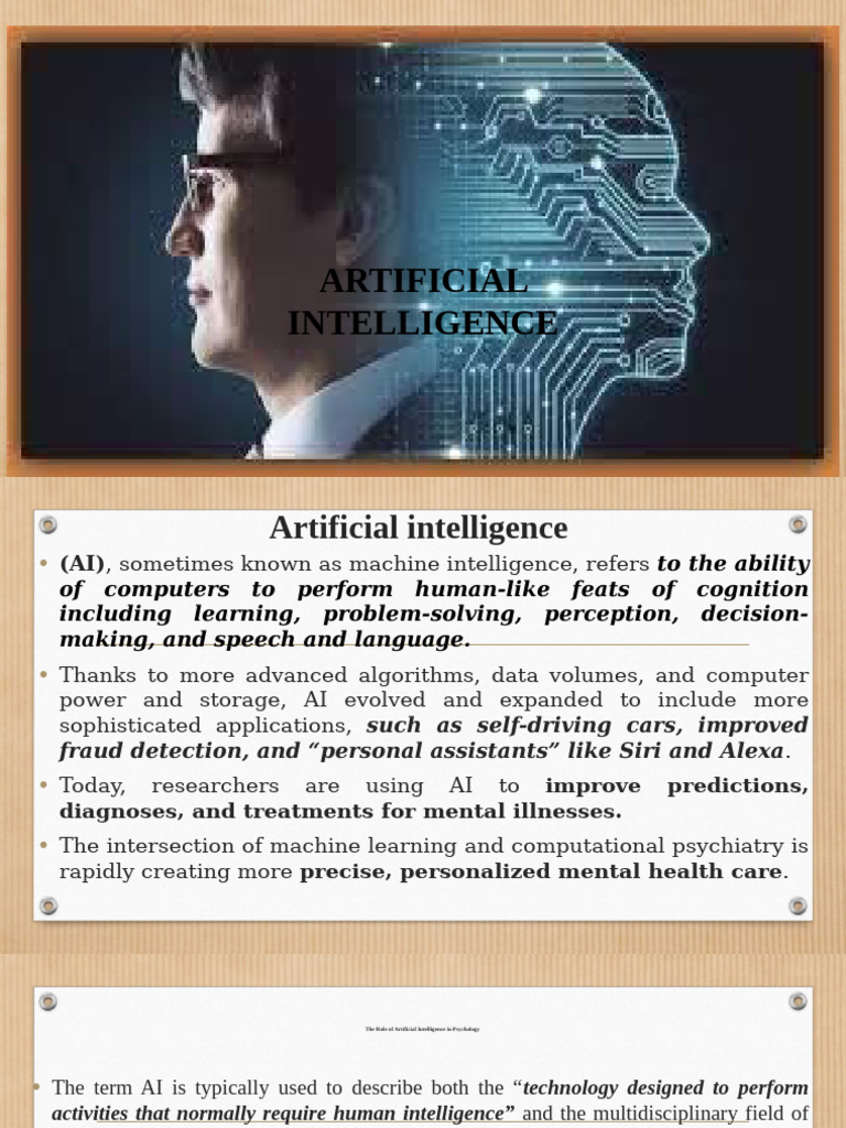 Artificial Intelligence in Psychology 1 | PDF | Artificial Intelligence ...