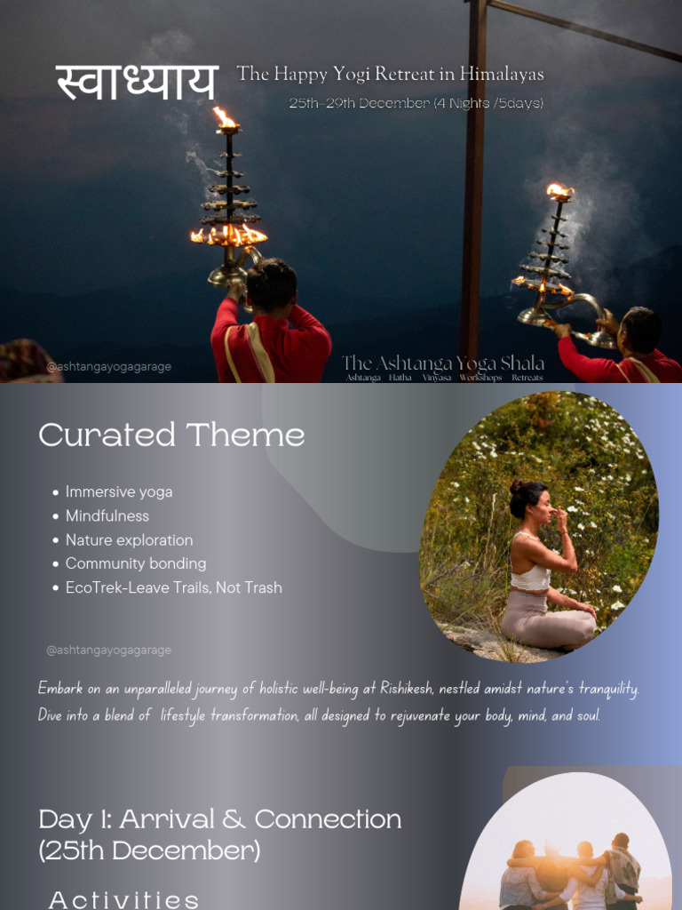 Yoga Retreat in Rishikesh | PDF | Yoga | Meditation