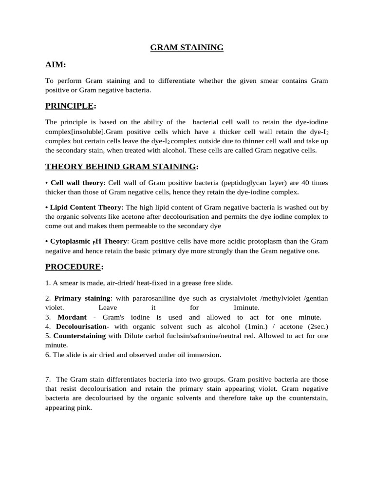 Staining and Stool | PDF | Gram Positive Bacteria | Staining
