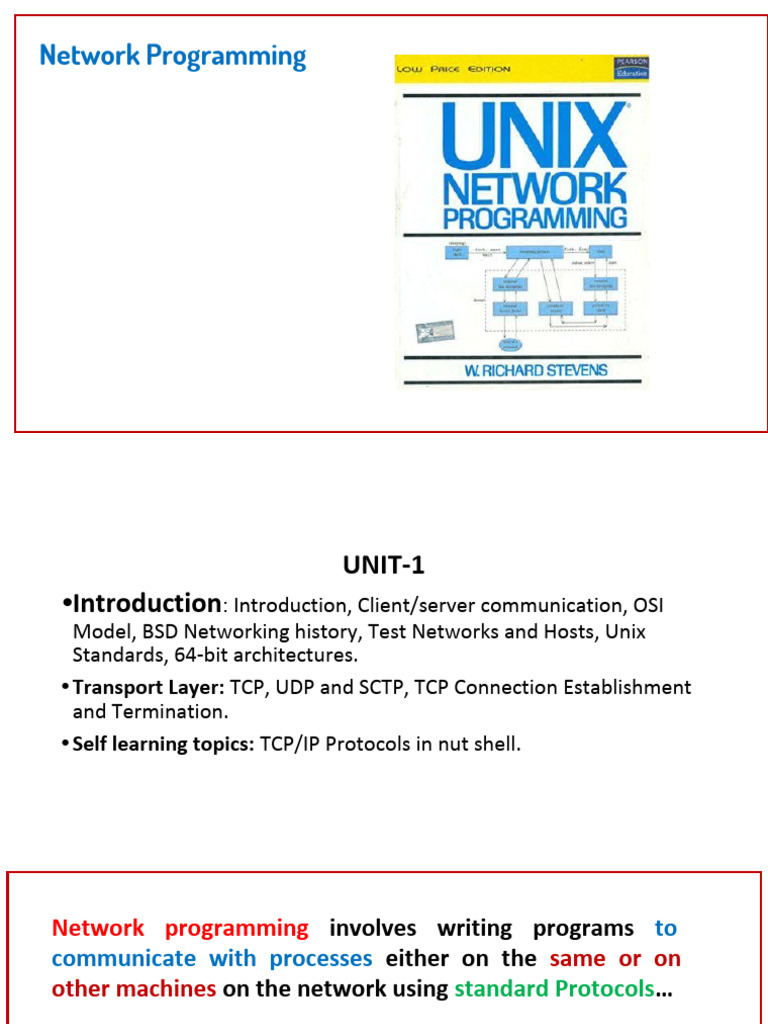 Np Unit1introduction To Transport Layer Pdf Computer Network Computer Networking 