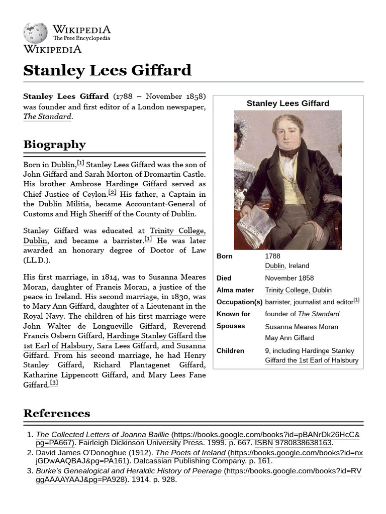 Stanley Lees Giffard | PDF