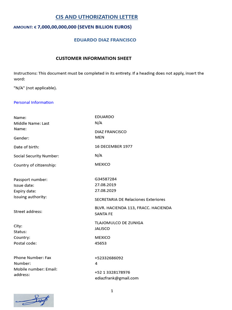 Cis and Ahutoritation Letter | PDF | Credit Card | Visa Inc.