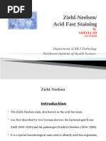 TP-MB 001 Procedure For ZN Stain | PDF | Microscopy | Microbiology