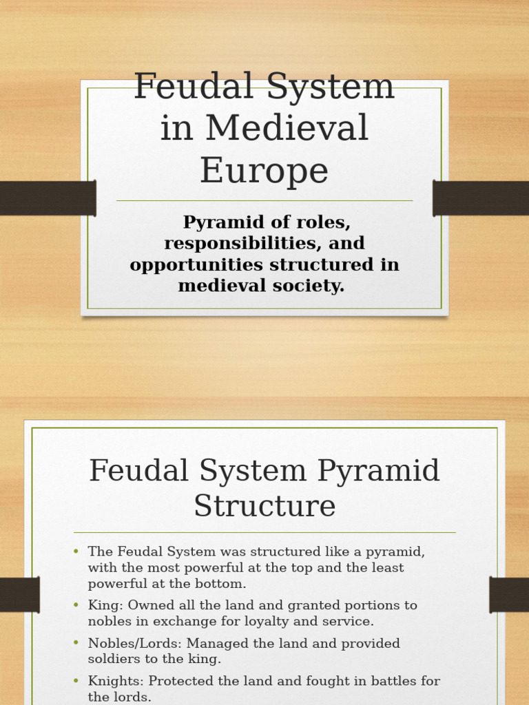 Feudal System Pyramid | PDF