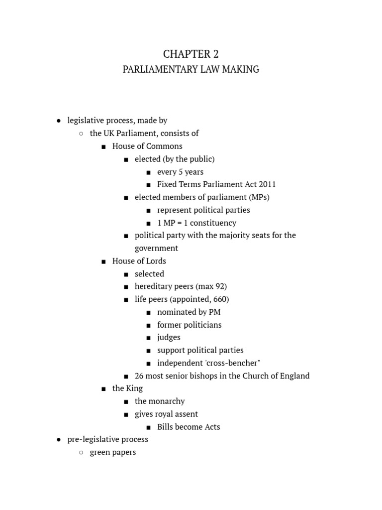 ESL chapter 2 | PDF | Bill (Law) | Act Of Parliament