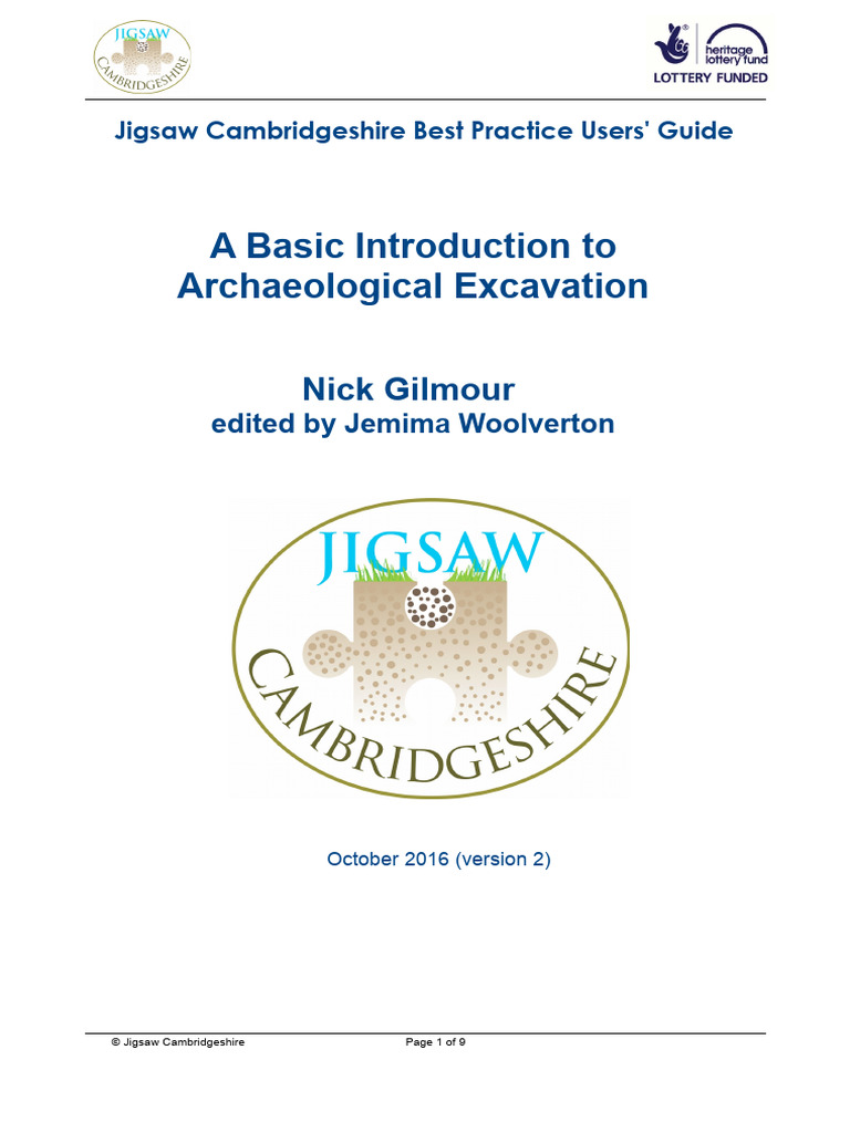 Introduction To Archaeological Excavation | PDF