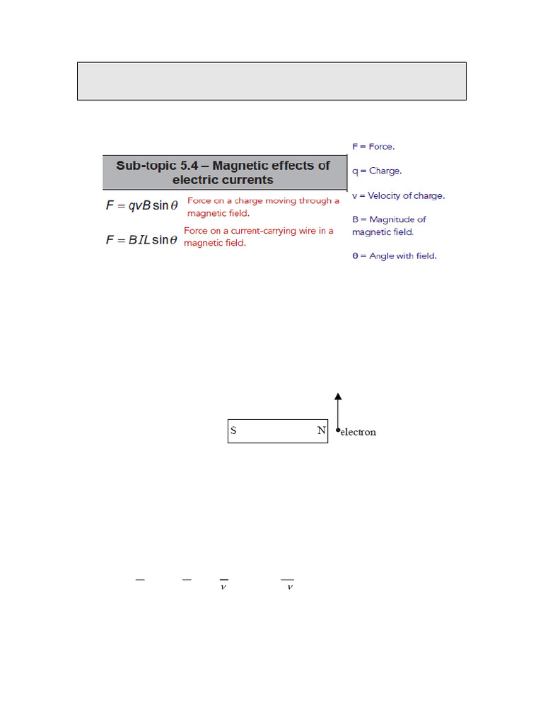Magnetic Forces and Particle Motion | PDF | Force | Magnetic Field