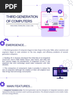 The 3rd Generation of Computers | PDF | Integrated Circuit | Electronic ...