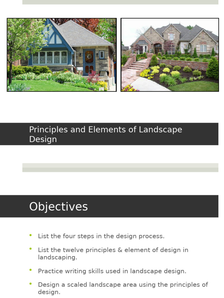 Principles of Landscape Design PPT[1] | PDF | Trees | Color