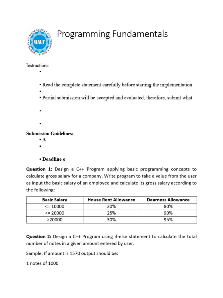 PF Assignment 03 | PDF | C++ | Computer Engineering