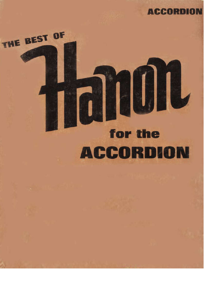 Hanon Accordion Exercises | PDF