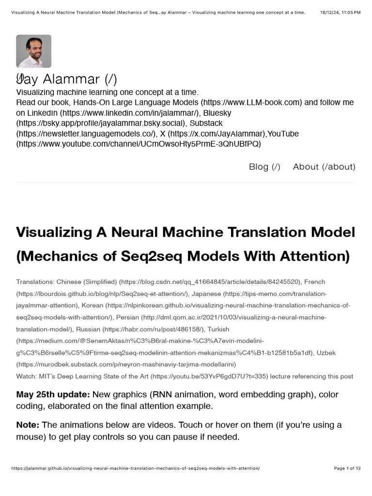 Neural Translation Model Guide | PDF | Artificial Intelligence | Intelligence (AI) & Semantics