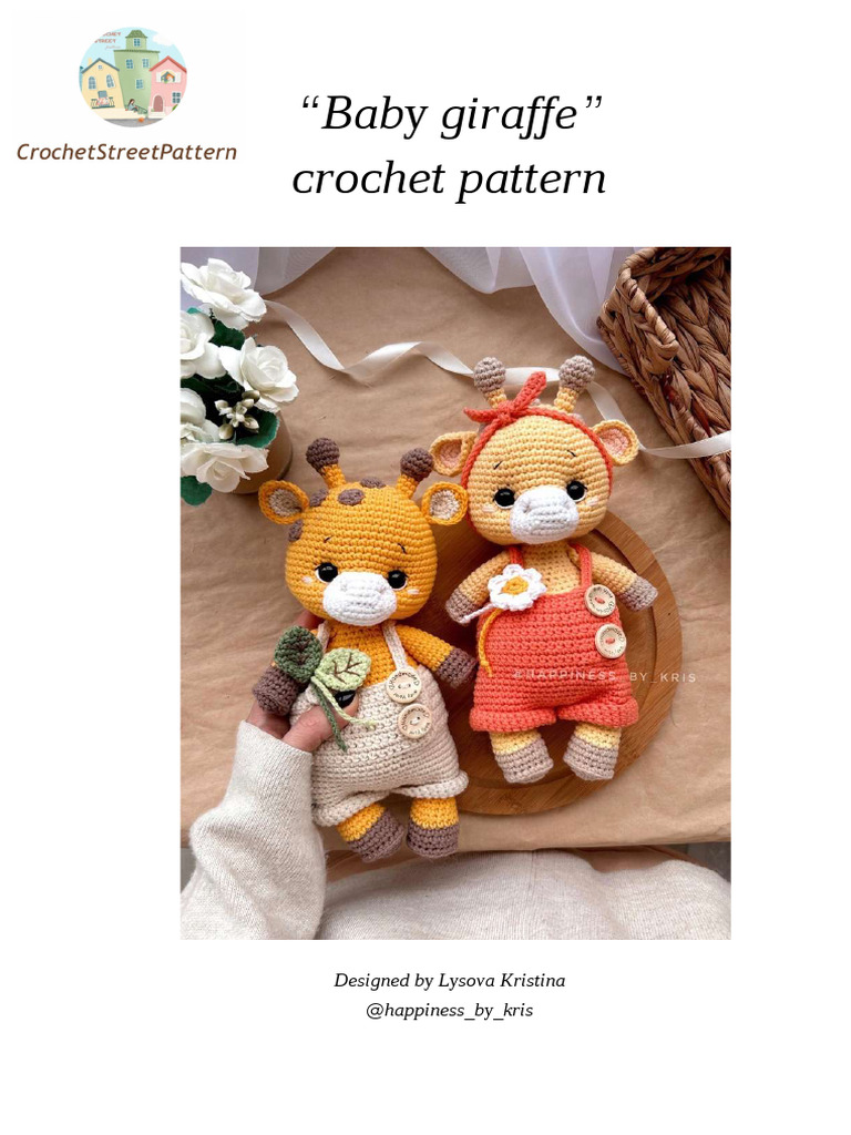 Giraffe Crochet Pattern Eng | PDF
