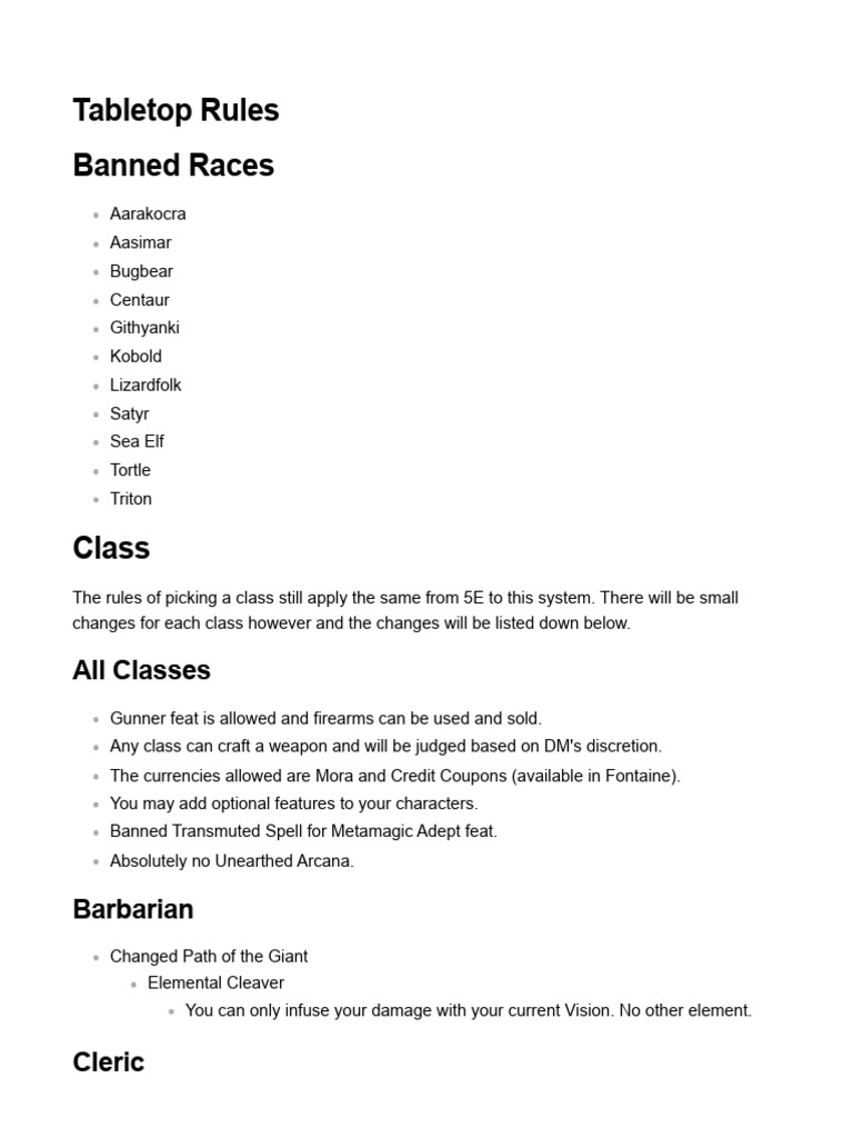 Tabletop Rules | PDF | Gary Gygax Games | D20 System