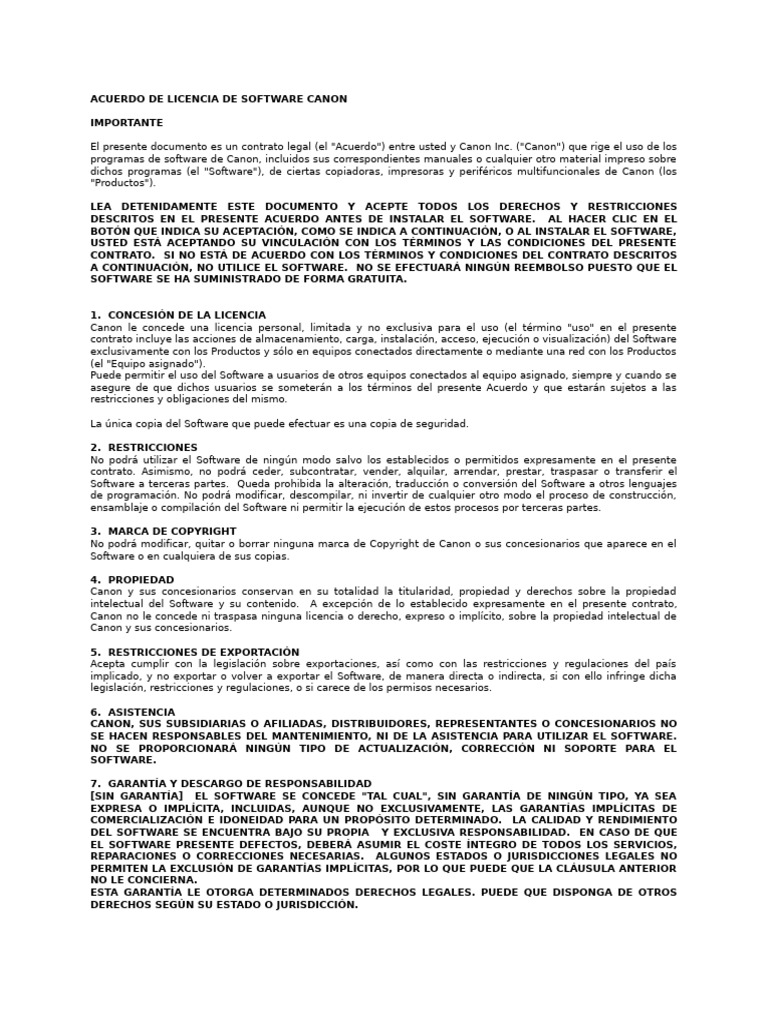 Eula | PDF | Software | Derechos de autor