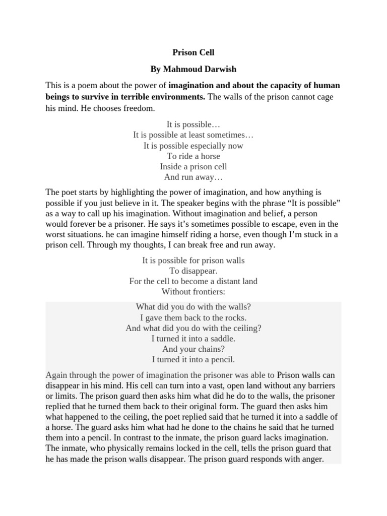 Prison Cell | PDF | Prison