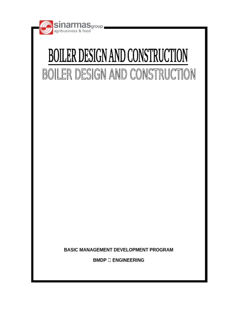 Boiler Design and Construction Guide | PDF | Boiler | Energy Technology