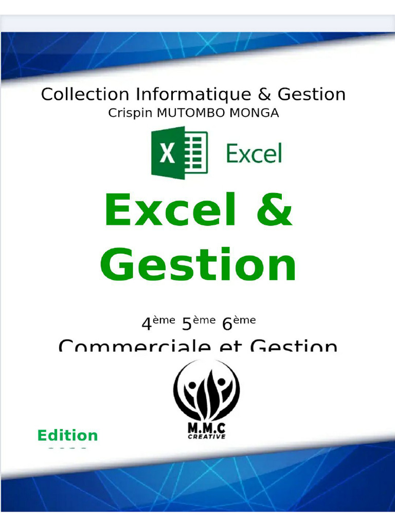 Cours D'excel 4ème, 5ème Et 6ème Commercial Et Gestion | PDF