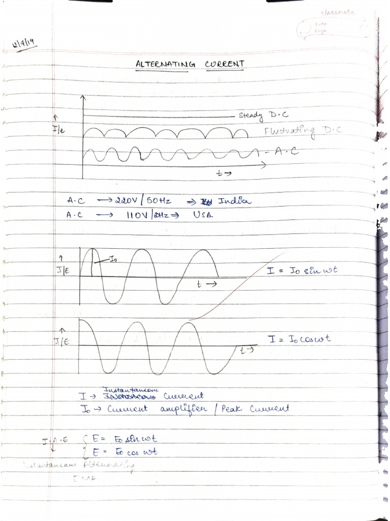 Ch-7 Alternating Current | PDF