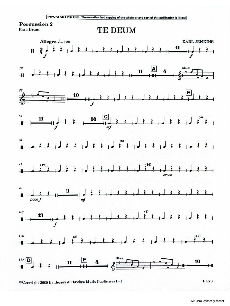Percussion 2 Bass Drum | PDF