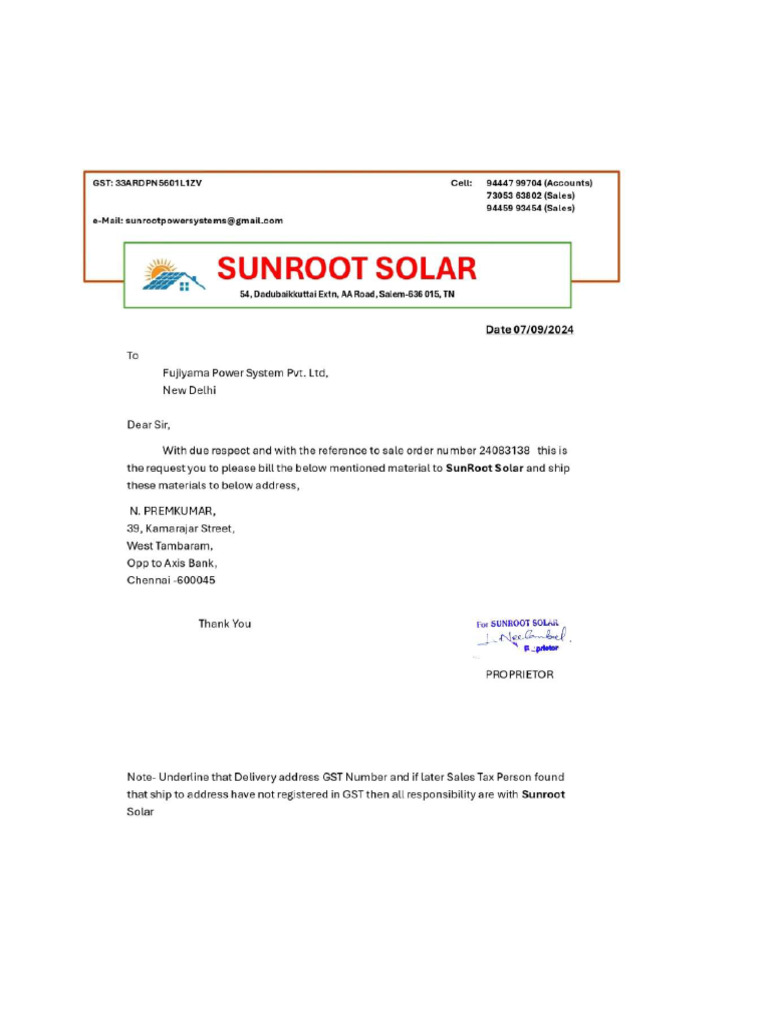 Sunroot Solar - Utl | PDF