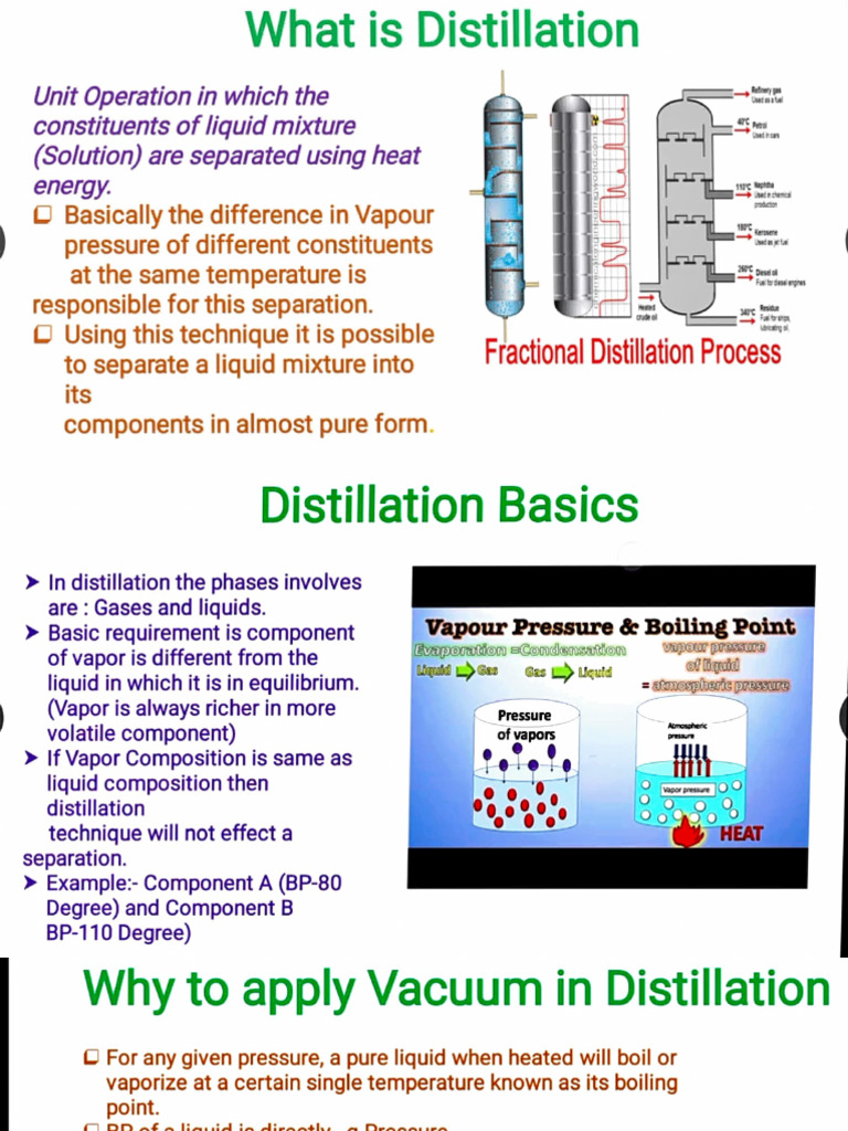Distillation 1 | PDF