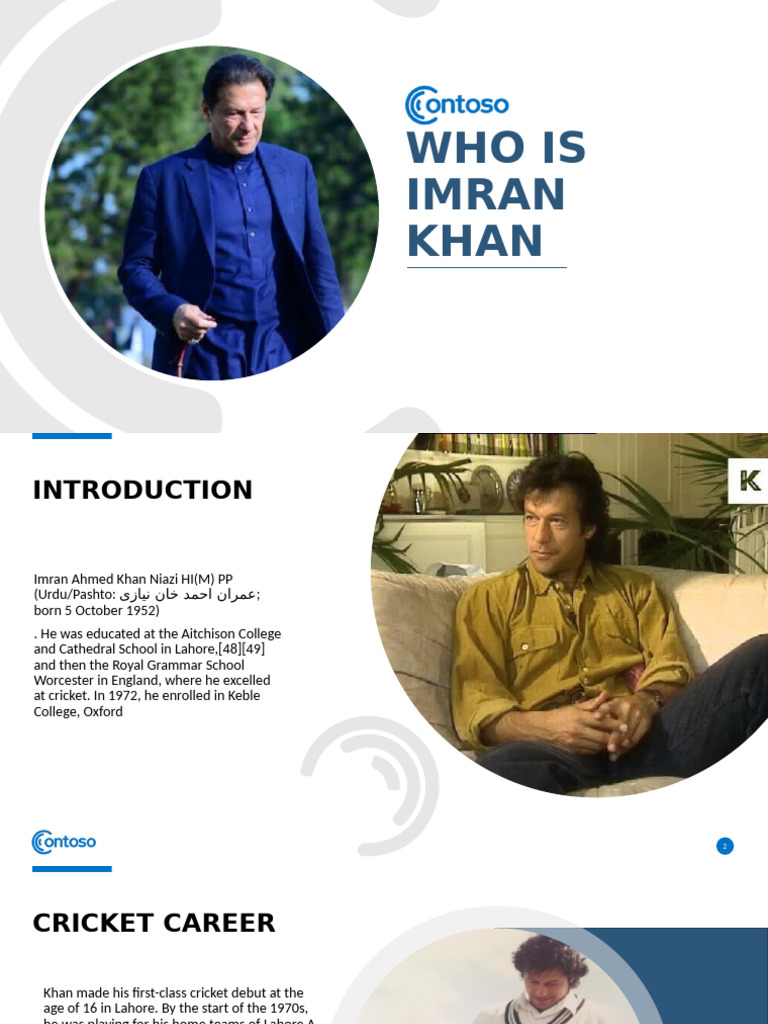 Who is Imran khan | PDF | Pakistan | Politics Of Pakistan